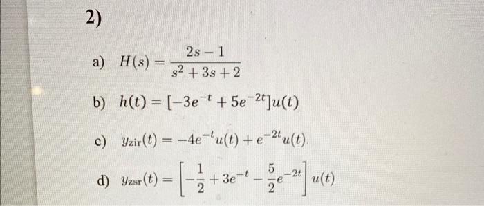 Solved Consider A Causal Ltic System Described By The 
