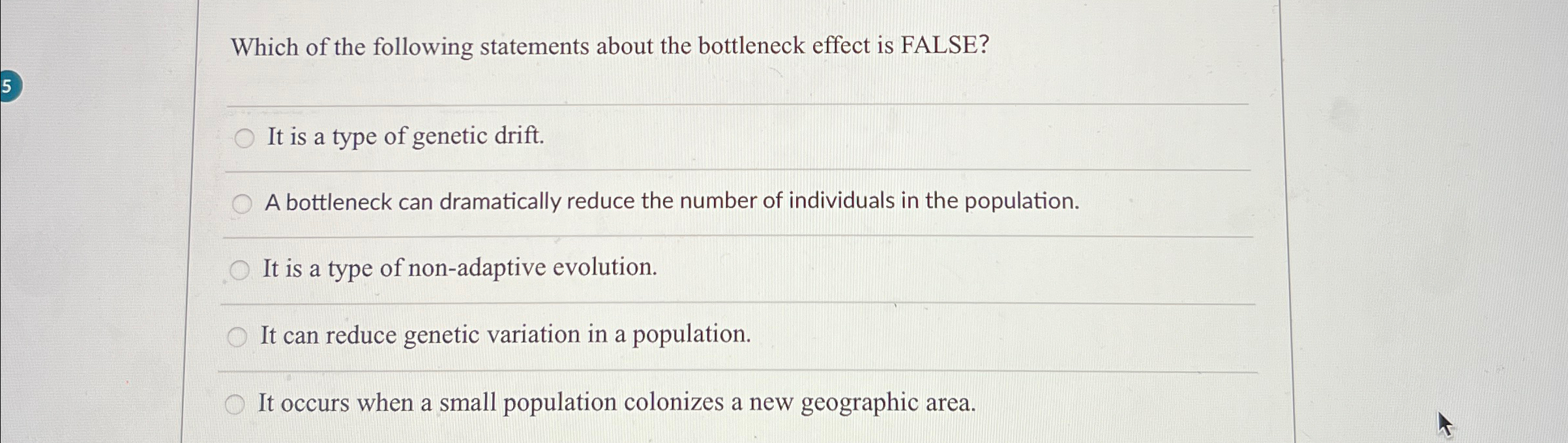 Solved Which of the following statements about the | Chegg.com