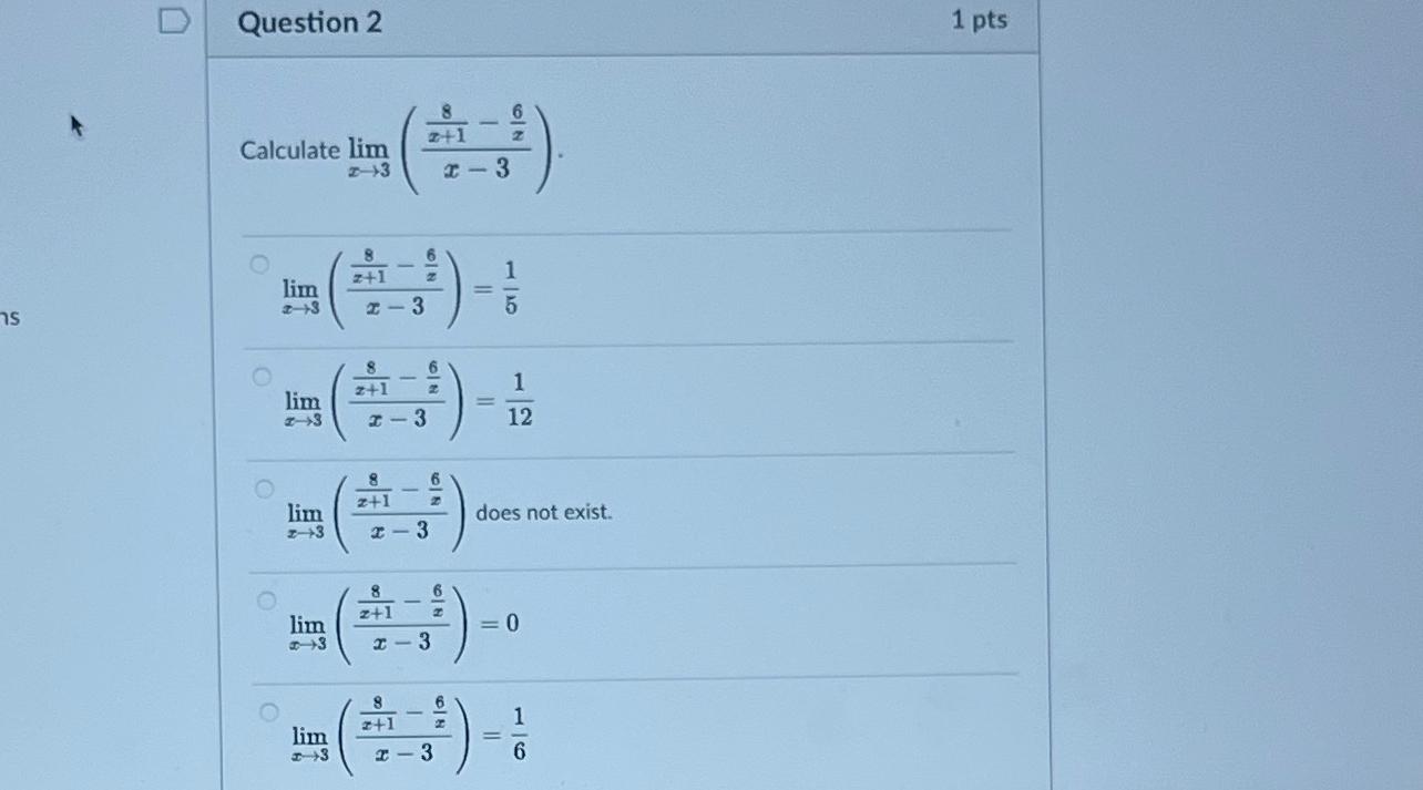 Solved Question 21 ﻿ptsCalculate | Chegg.com