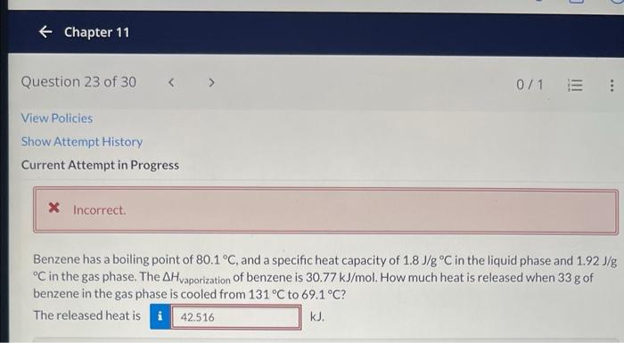Solved View Policies Show Attempt History Current Attempt in | Chegg.com