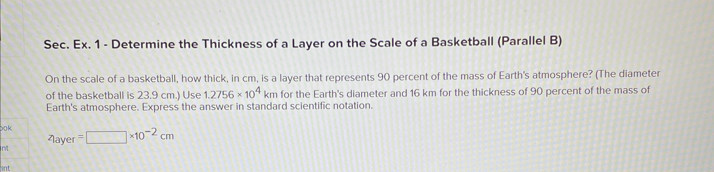 Solved Sec. Ex. 1 - ﻿Determine the Thickness of a Layer on | Chegg.com