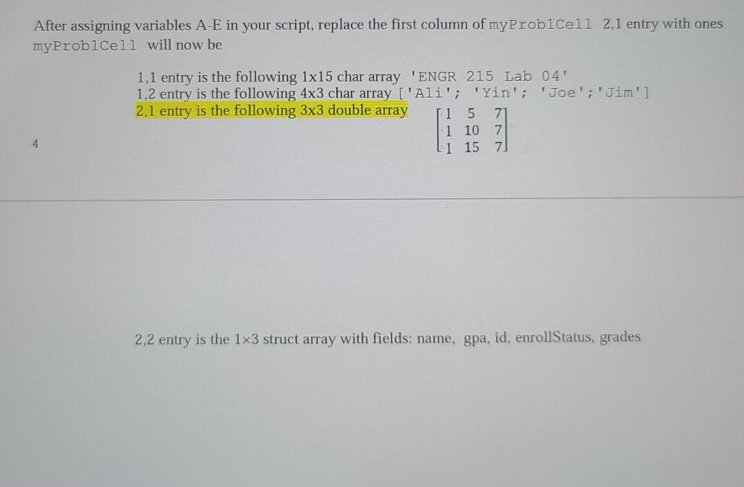 Solved Matlab Please Complete Every Step Of The Script To 
