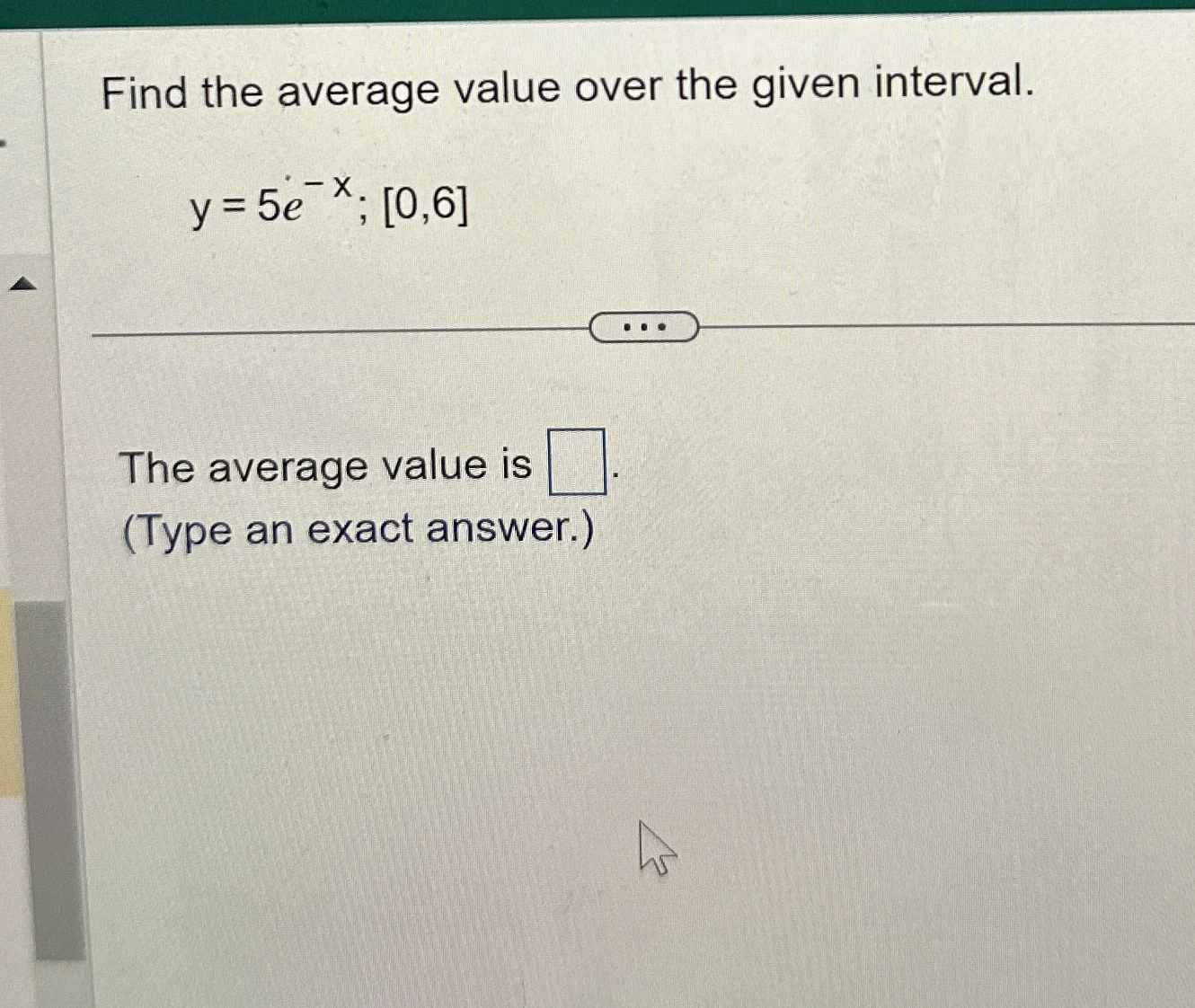 Solved Find the average value over the given | Chegg.com