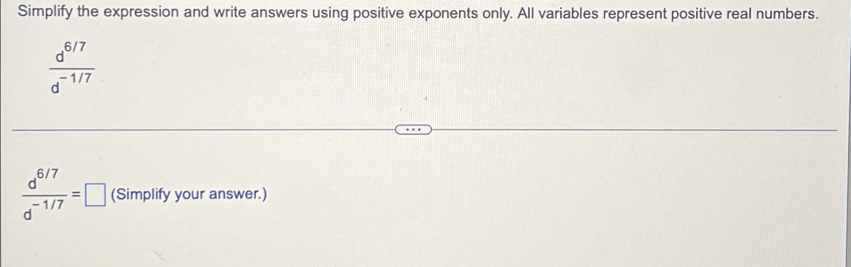Solved Simplify the expression and write answers using | Chegg.com