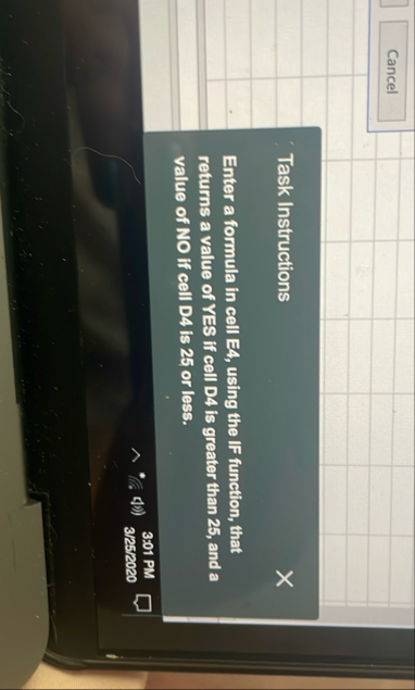 Solved Task Instructionsenter A Formula In Cell E4 ﻿using 5417