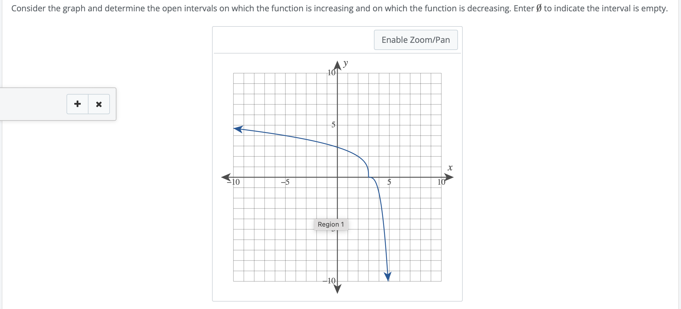 Solved Consider the graph and determine the open intervals | Chegg.com