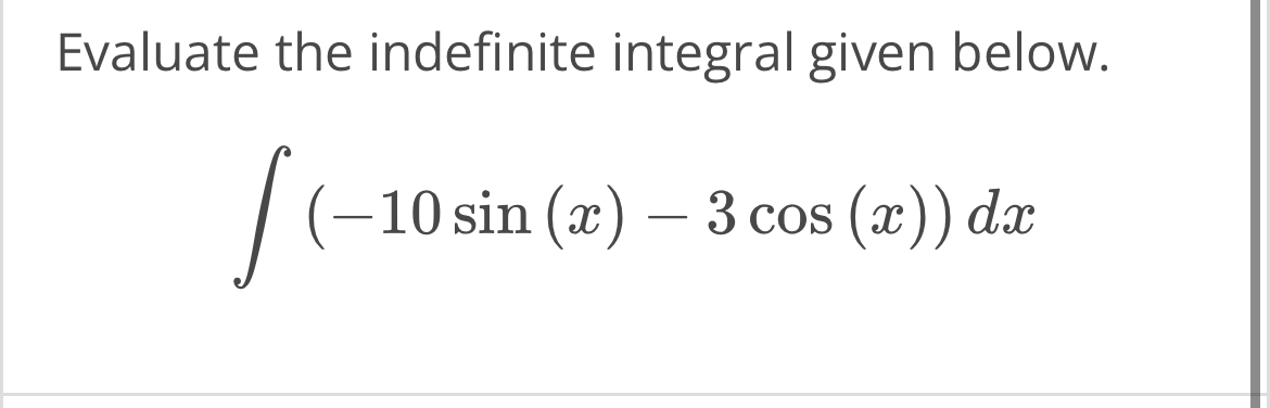 Solved Evaluate the indefinite integral given | Chegg.com