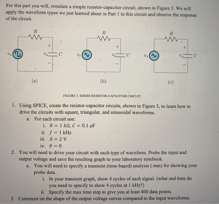 Solved For this part you will, simulate a simple | Chegg.com