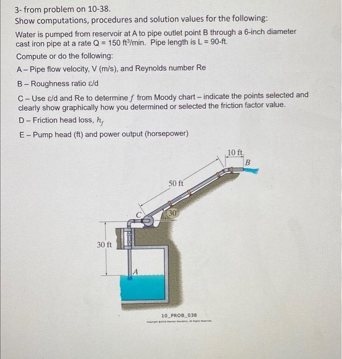 Solved - 3- from problem on 10-38. Show computations, | Chegg.com