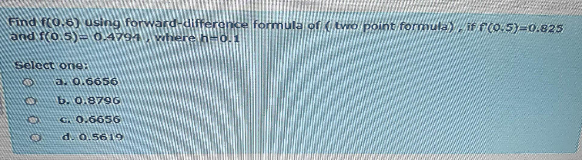 Solved The Global Truncation Error Is The Error Made At A