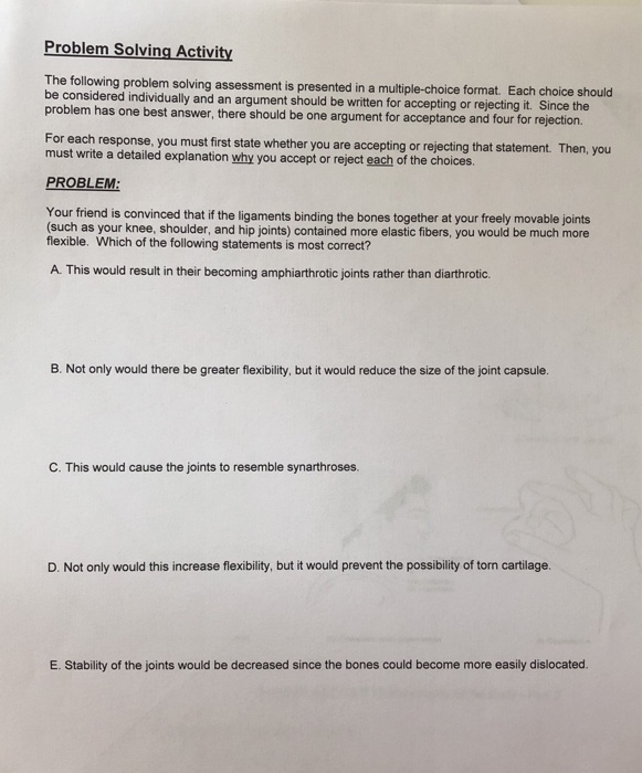 Solved Problem Solving Activity The following problem | Chegg.com