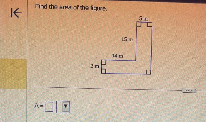 Solved Find the area of the figure. | Chegg.com