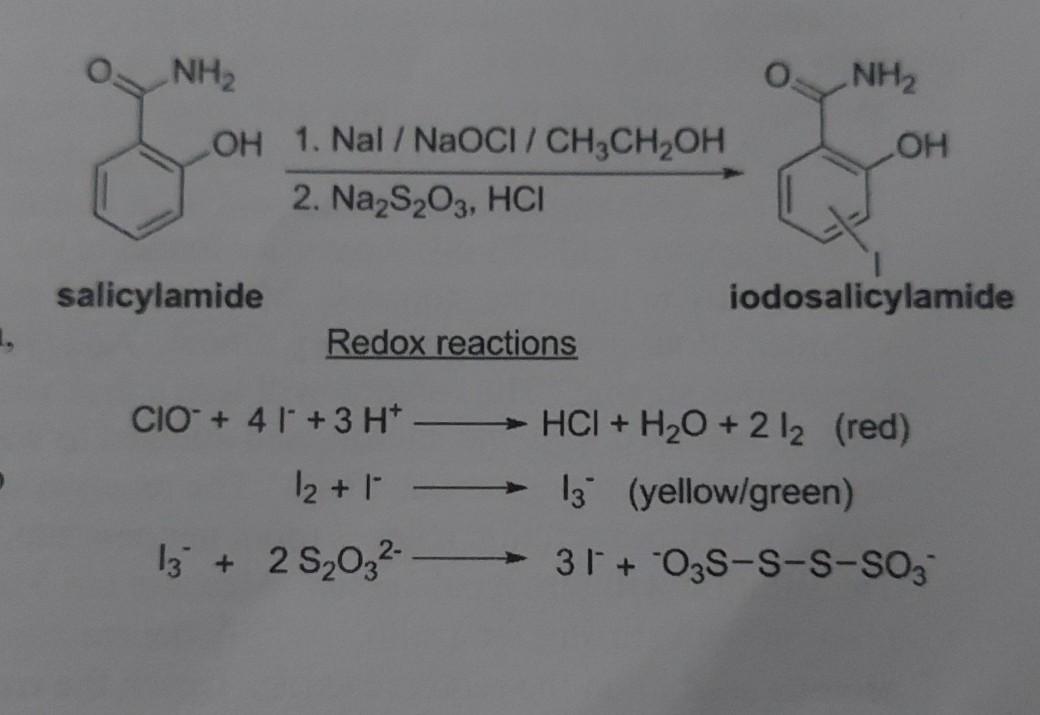 Solved NH2 NH OH 1. Nal / NaOCI/ CH2CH2OH 2. Na S203, HCI ОН | Chegg.com