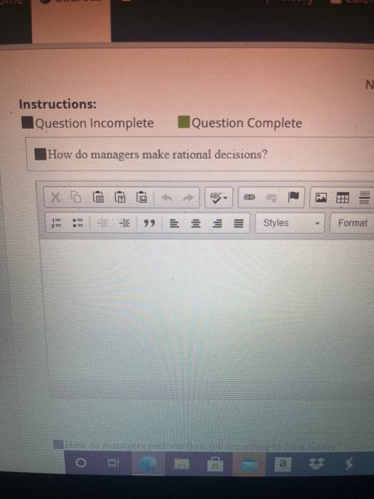 Solved N Instructions: Question Incomplete Question Complete | Chegg.com
