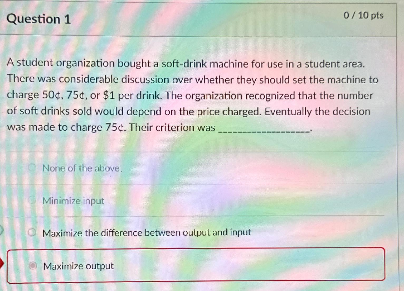 Solved Question 1010 ﻿ptsA student organization bought a | Chegg.com