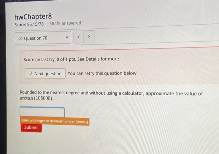 Solved Score on last try: 0 of 1 pts. See Details for more. | Chegg.com