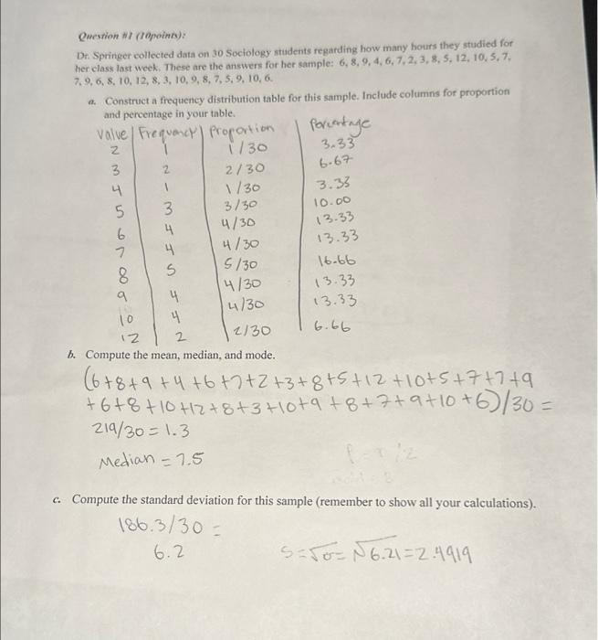 Solved Need help finishing part b and c. (check for | Chegg.com
