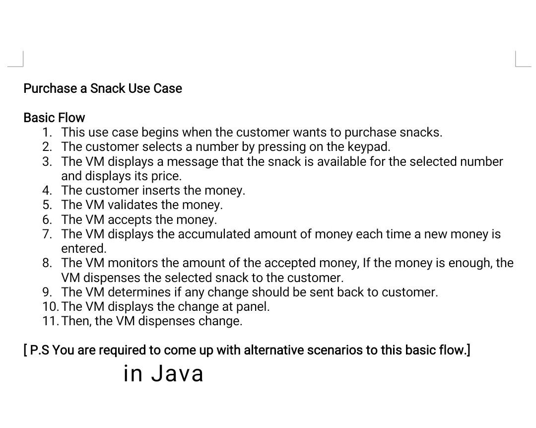 Solved Introduction Vending machines can be of different | Chegg.com