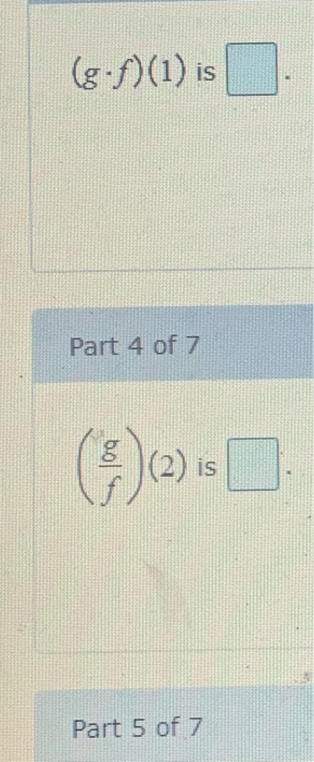 Solved The Graphs Of Fand G Are Shown Evaluate The Function