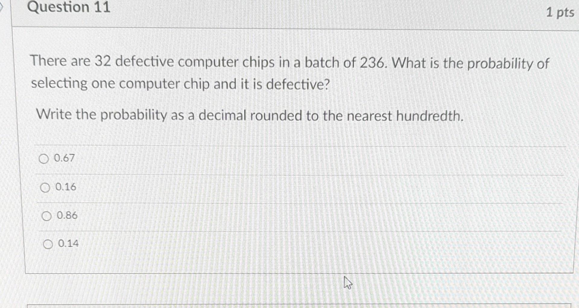 Solved There are 32 defective computer chips in a batch of | Chegg.com