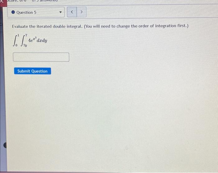 Solved Evaluate the iterated double integral. (You will need | Chegg.com
