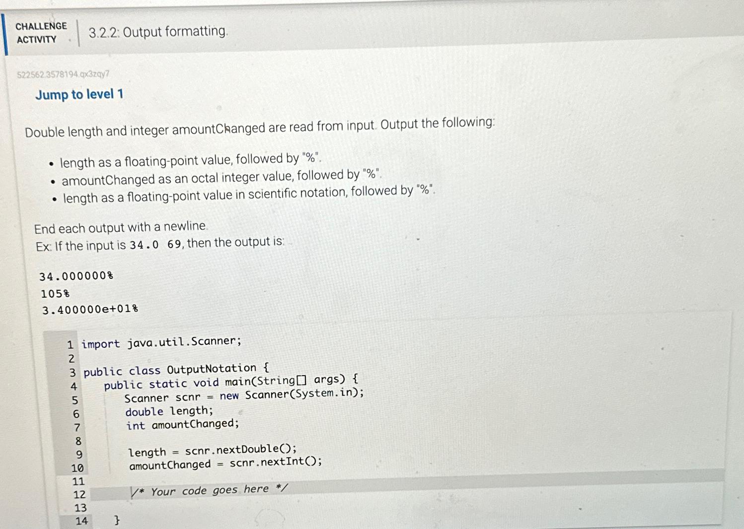 Solved CHALLENGEACTIVITY3.2.2: Output | Chegg.com Solved CHALLENGEACTIVITY3.2.2: Output | Chegg.com