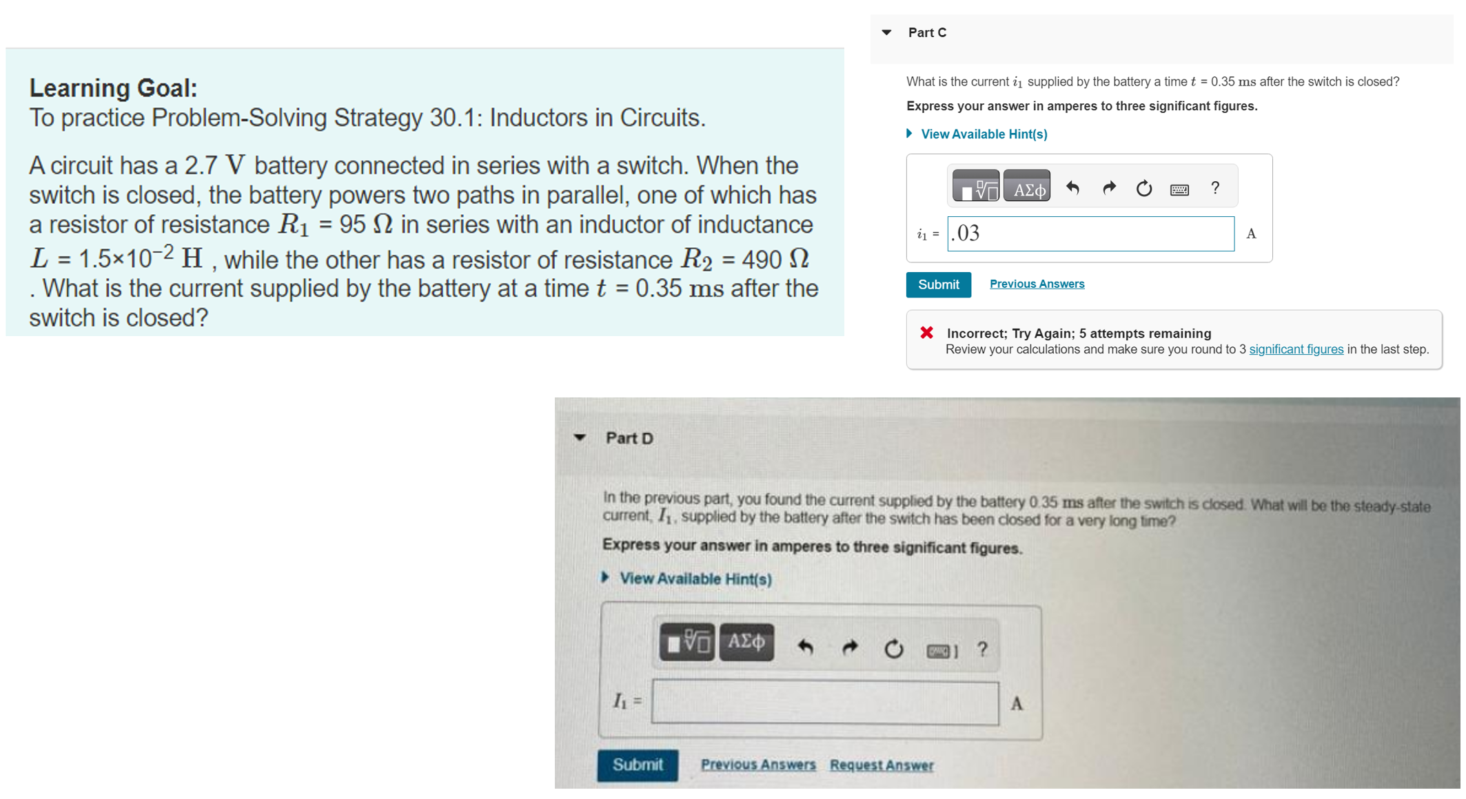 Solved Finish all parts of the question. Make sure all work | Chegg.com