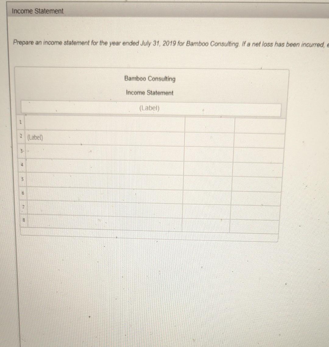 Solved Bamboo Consulting is a consulting firm owned and | Chegg.com