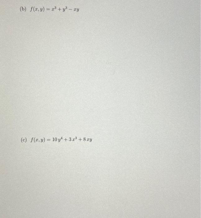 Solved 7. Find the local minimum, maximum, and saddle points | Chegg.com