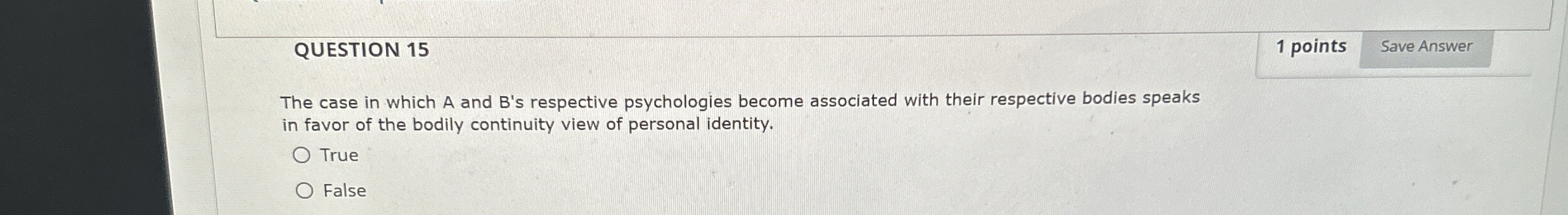 Solved QUESTION 151 ﻿pointsThe case in which A and B's | Chegg.com