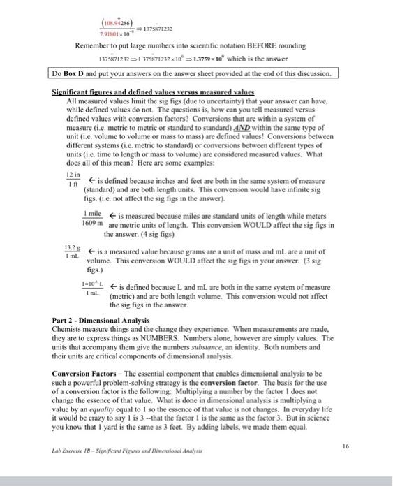 Solved ARE hem 310 Lab Exercise - \#1B Uncertainty in | Chegg.com