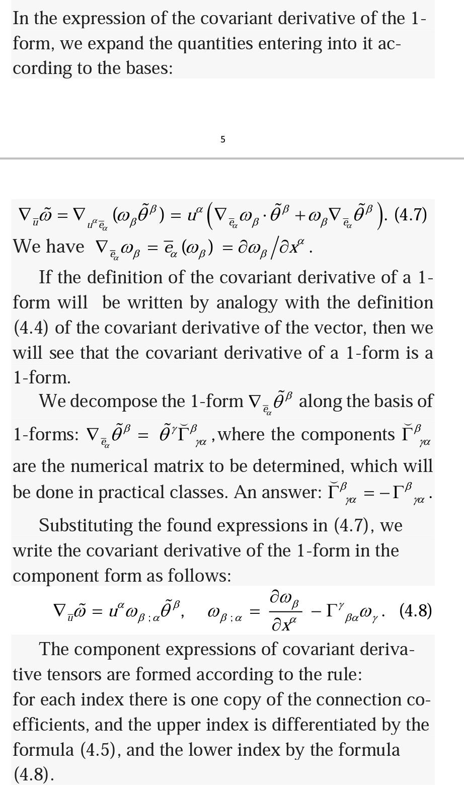 Solved 2. Based on formulas (4.5) and (4.8), write the | Chegg.com