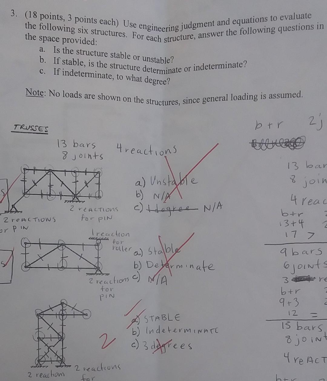 Solved 3. (18 points, 3 points each) Use engineering | Chegg.com