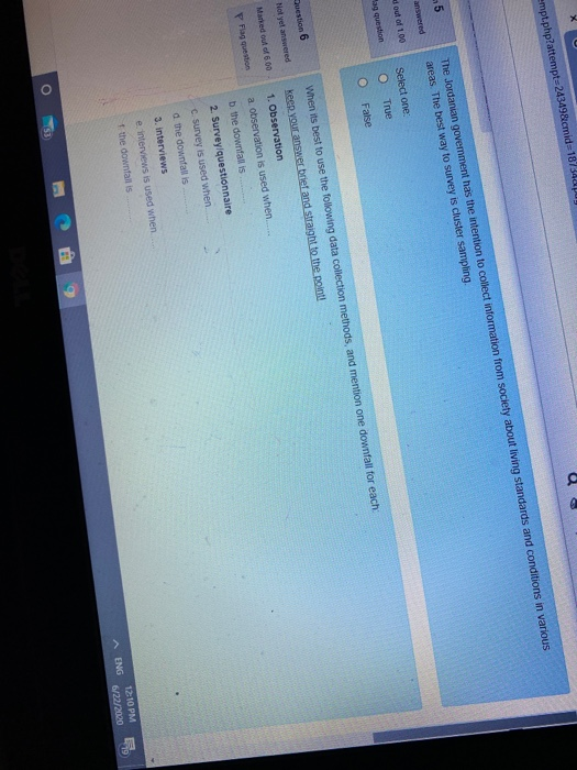 Solved empt.php?attempt=243498cmid=1873400 5 The Jordanian | Chegg.com
