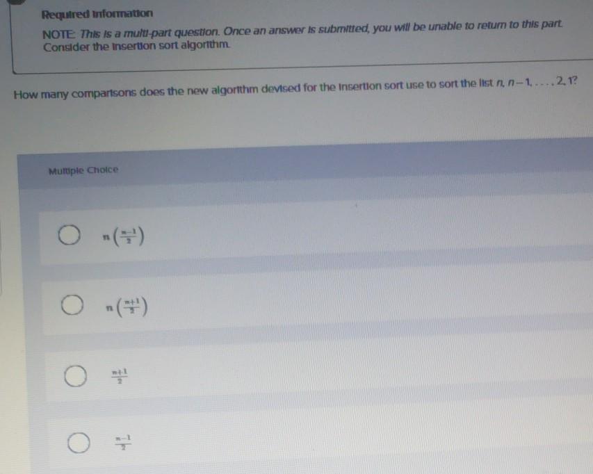 Solved Required uformation NOTE This is a mult part | Chegg.com
