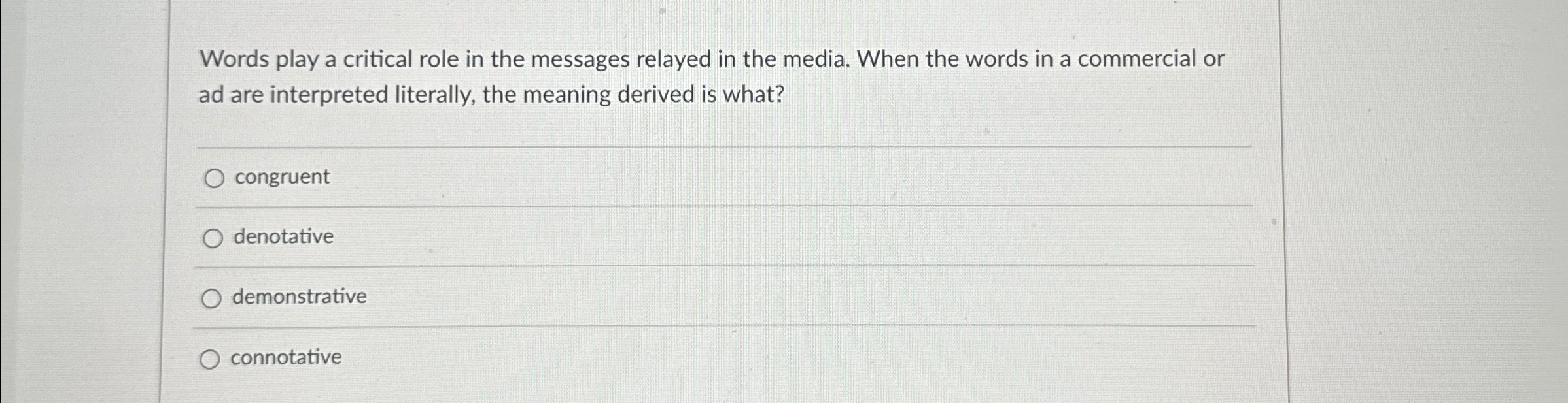 Solved Words play a critical role in the messages relayed in | Chegg.com