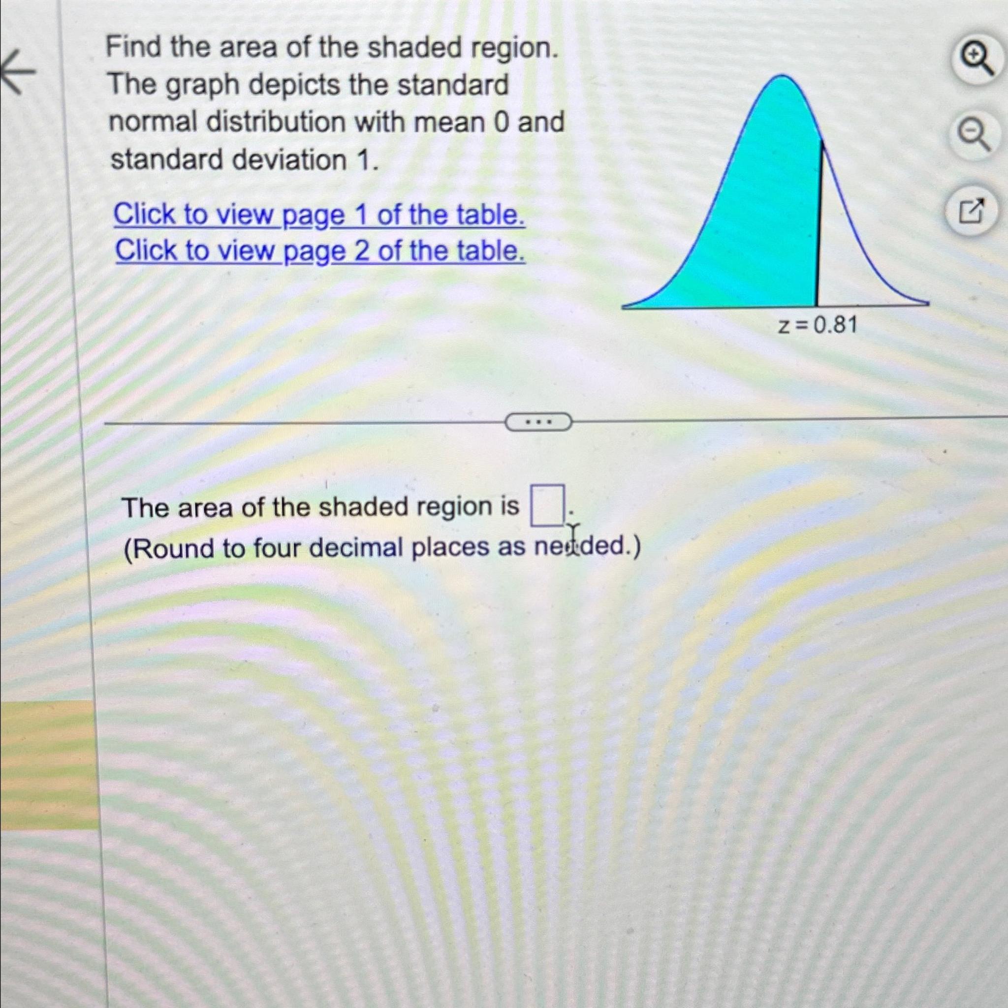 Solved Find the area of the shaded region. The graph depicts | Chegg.com