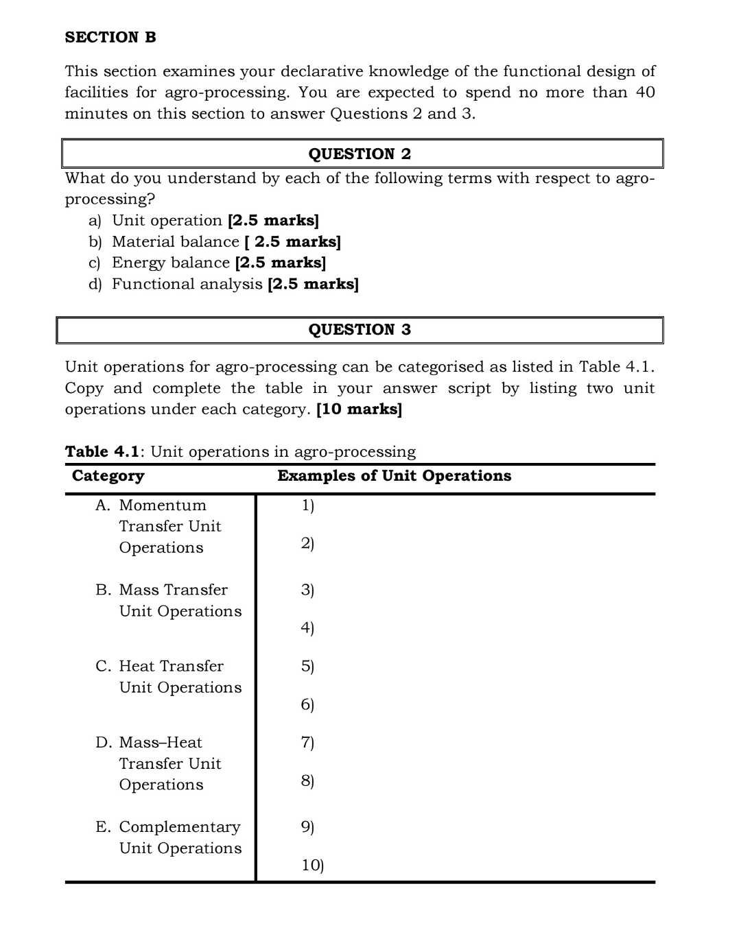 Solved SECTION BThis section examines your declarative | Chegg.com