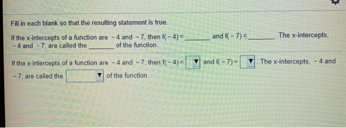 Solved Fill in each blank so that the resulting statement is | Chegg.com