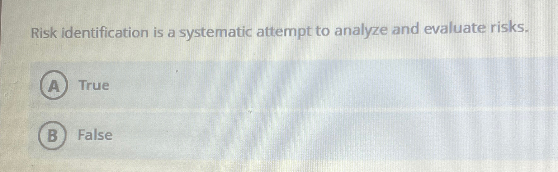 Solved Risk identification is a systematic attempt to | Chegg.com