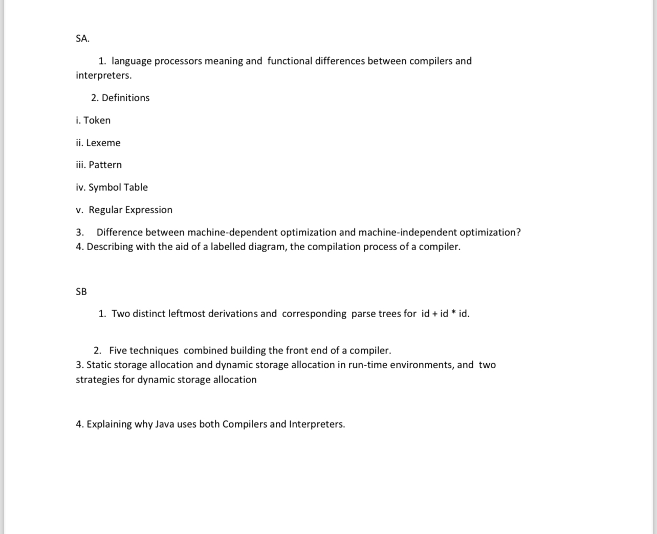 language processors meaning and functional | Chegg.com