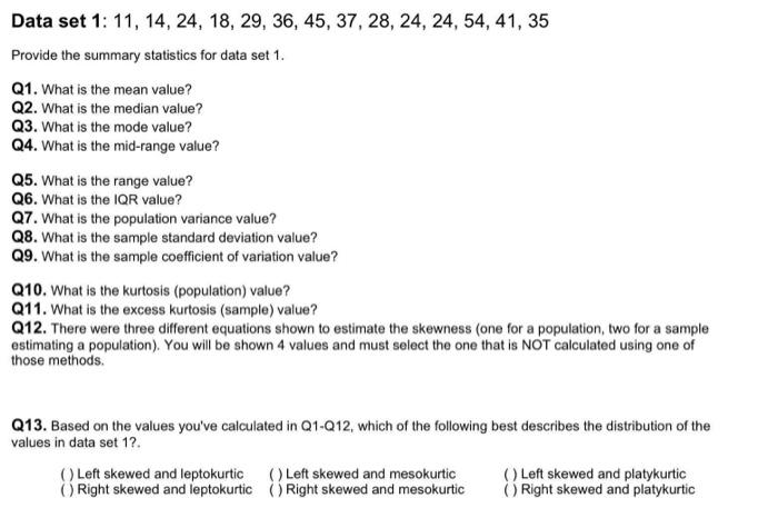 Solved Q5. What is the range value? Q6. What is the IQR | Chegg.com