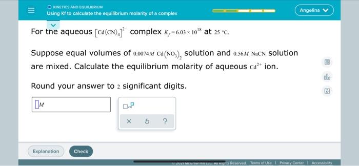 Solved O KINETICS AND EQUILIBRIUM Using Ki to calculate the | Chegg.com