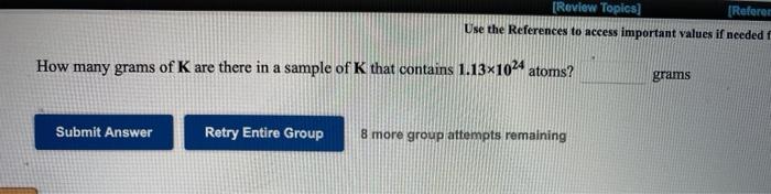 Solved [Review Topics] (Referee Use the References to access | Chegg.com