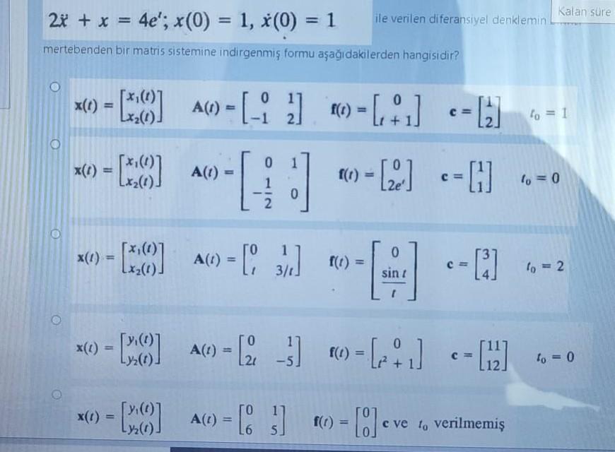 Solved Hello. Can you solve the following Differential | Chegg.com