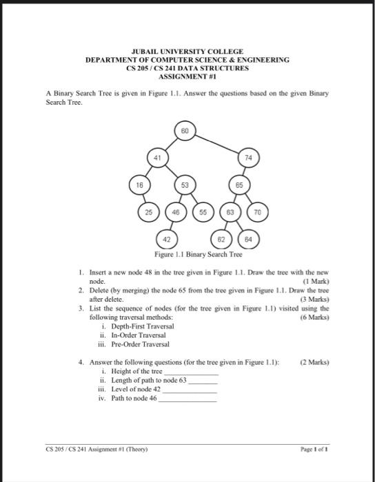 Solved JUBAIL UNIVERSITY COLLEGE DEPARTMENT OF COMPUTER | Chegg.com