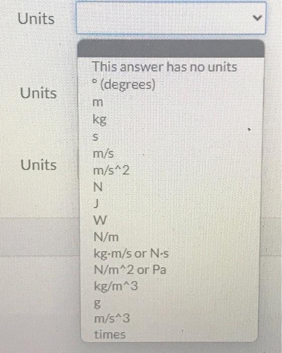 Solved (a) Number Units (b) Number Units (c) Number Units(a) | Chegg.com