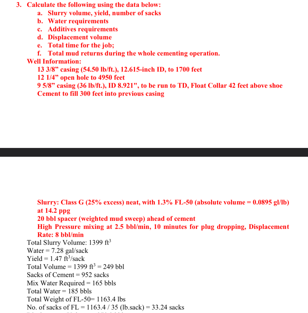 Solved Calculate the following using the data below:a. | Chegg.com
