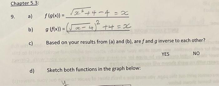 Solved VERIFYING INVERSE FUNCTIONS In Exercises | Chegg.com
