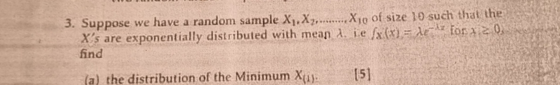Solved Suppose we have a random sample x1,x2,dotsdots..x10 | Chegg.com